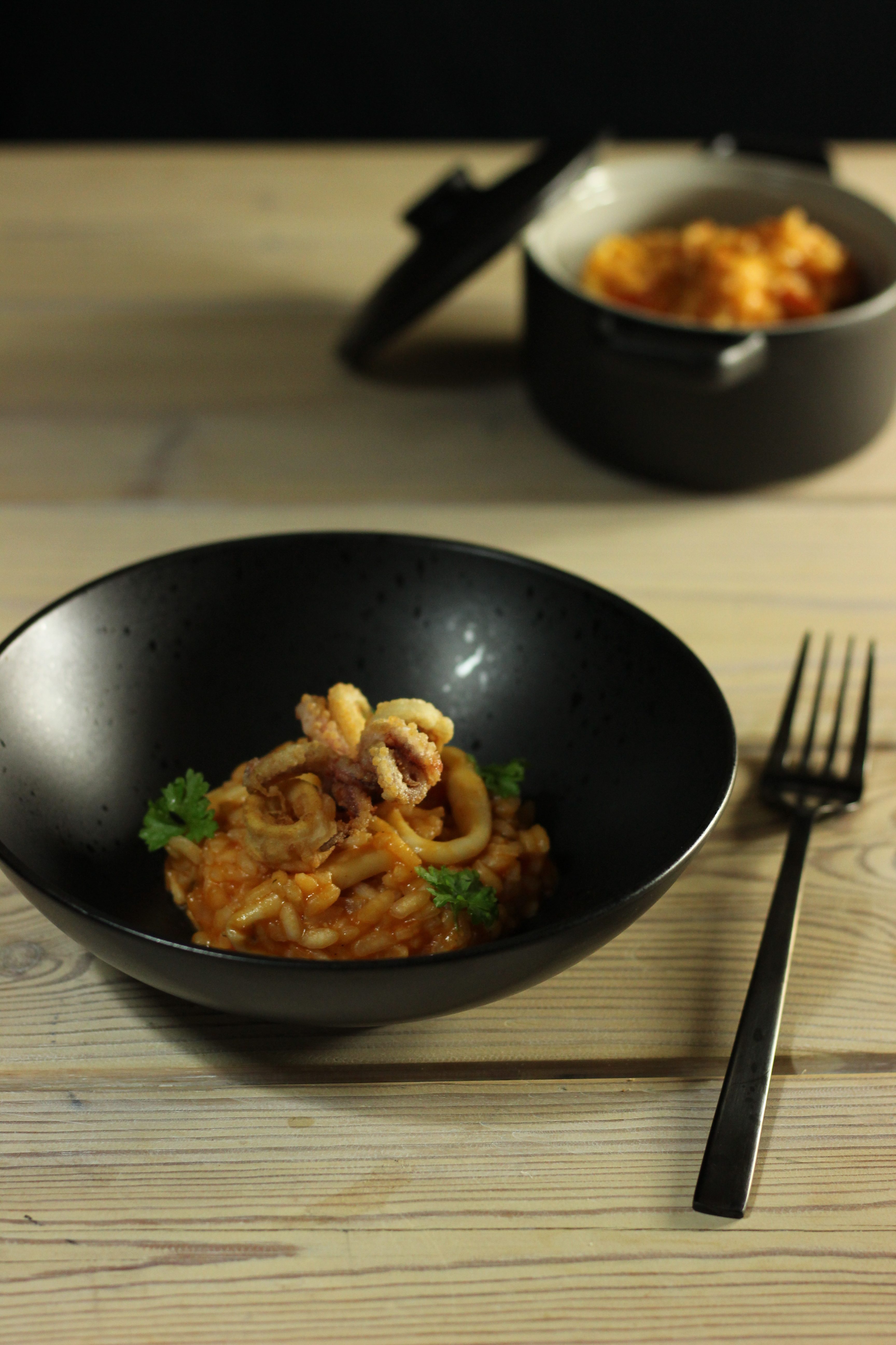 Squid risotto - BITES'N CRAFTS